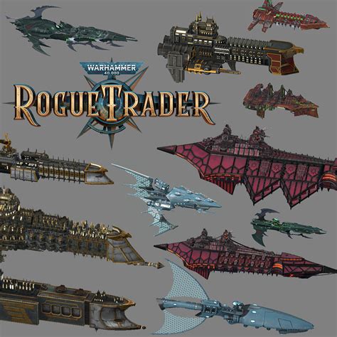 Artstation Spaceships For Warhammer 40k Rogue Trader