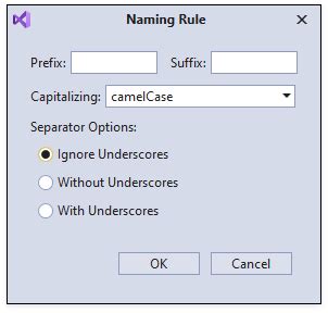Naming Conventions CodeRush DevExpress Documentation