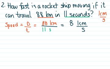 How To Calculate Speed Educreations