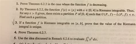 solved prove theorem 6 2 2 in the case where the function f