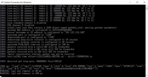 ack time our in packetforwarder ui chirpstack gateway bridge