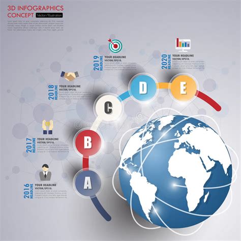 Business Infographic Template Data Visualization Stock Vector Illustration Of Graphic Invest