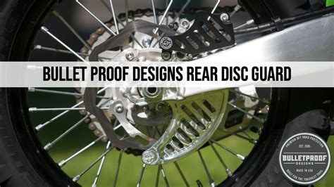 How To Install Kawasaki Kx Rear Disc Guard Bullet Proof Designs