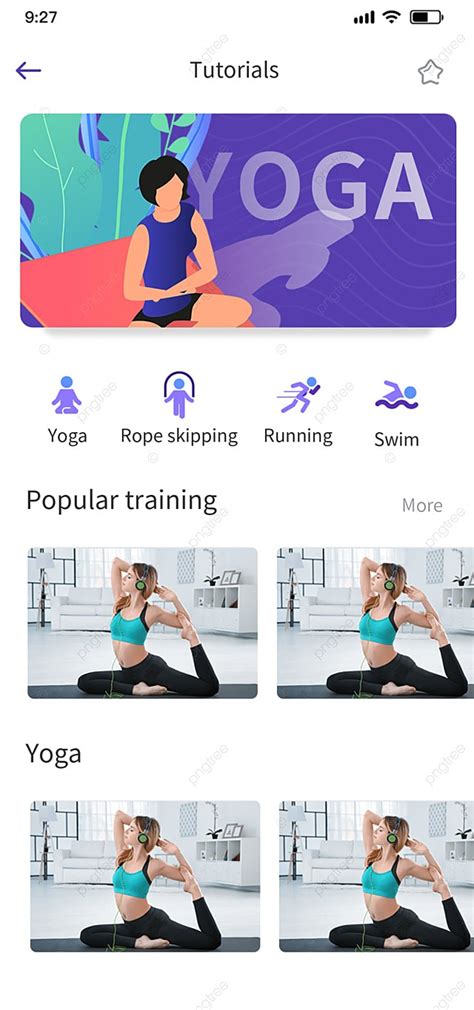 Fitness App Design Template Download On Pngtree