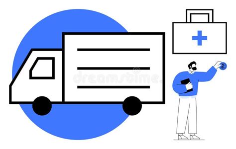 Aid Delivery Truck Stock Illustrations 972 Aid Delivery Truck Stock
