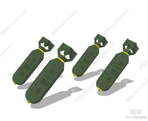 空中炸弹导弹su模型下载【id 1139003988】 知末su模型网