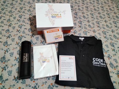 Monishka Jha On Linkedin Got These Amazing Swags From Code For Govtech