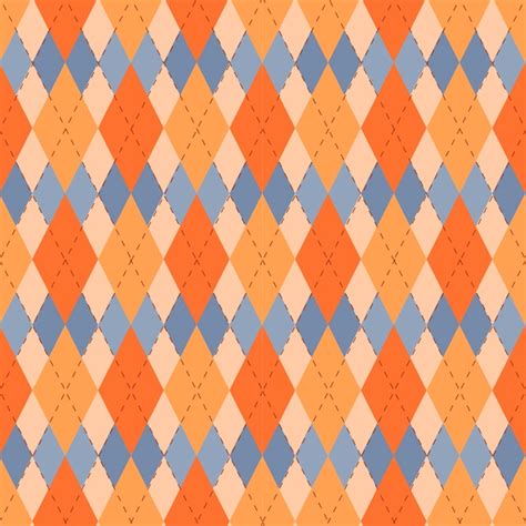 Free Vector Flat Design Geometric Argyle Pattern