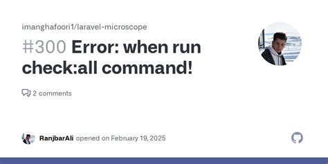 Error When Run Checkall Command · Issue 300 · Imanghafoori1laravel Microscope · Github