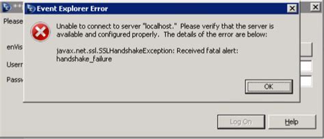 Java Error Received Fatal Alert Handshakefailure When Opening Rsa