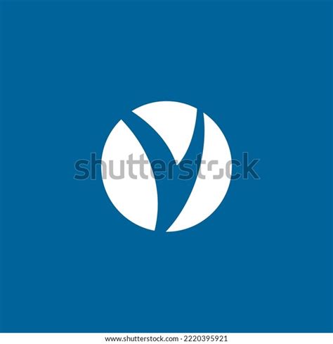 Letter V Circle Logo Design Vector Stock Vector Royalty Free