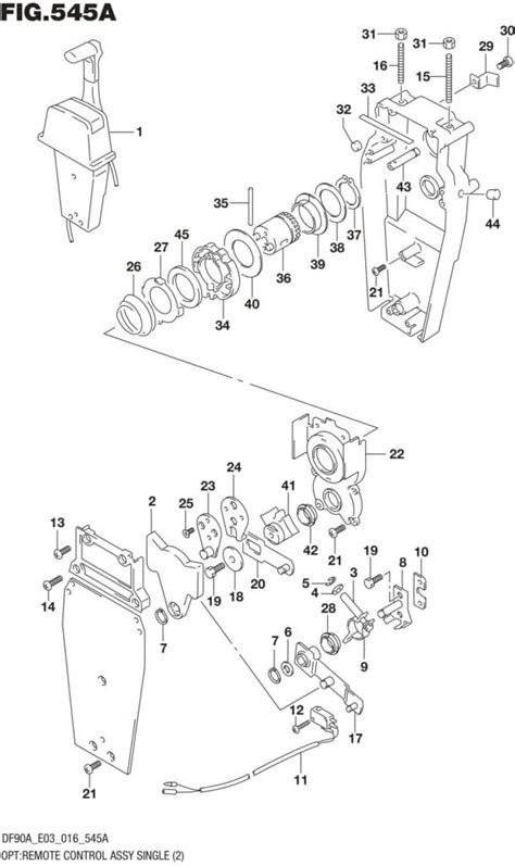 Opt Remote Control Assy Single 2 59572 Precision Marine