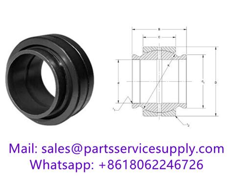 B72 E9l Alt P N Ggezm408es Spherical Plain Bearing Size 4 1 2x7x6 75