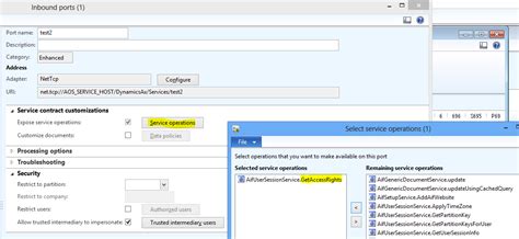 C Ax 2012 R3 Aif System Services Callcontext Of Another User Stack