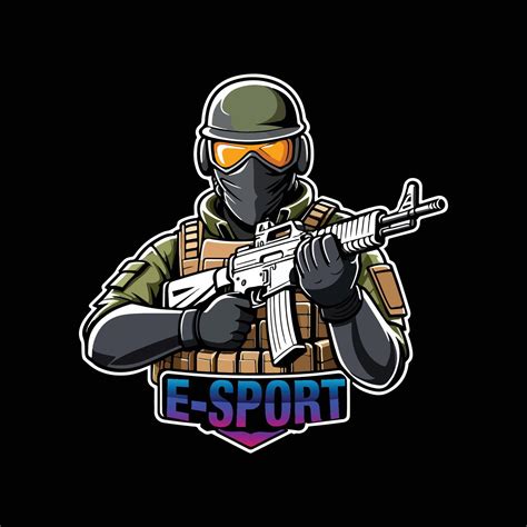 Fps Logo Holding A Rifle Logo 51657447 Vector Art At Vecteezy