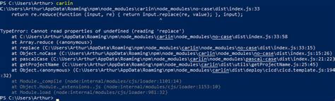 Raised An Error When Executed `carlin` After Newest Update · Issue 42
