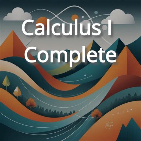 Calculus I Complete Etsy