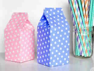 Diy Mini Milk Cartons Easy Paper Craft Tutorial Mini Milk Carton T Ideas Diy Milk Carton