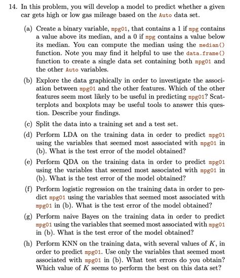 solved 14 in this problem you will develop a model to
