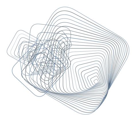 Shape Rounded Rectangle Abstract Geometric Background Pattern Vector