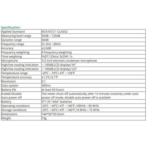 Digital Noise Meter Sound Level Meter Decibel Moni Grandado