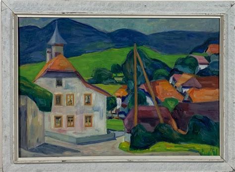 Hugo Teutsch Gemälde Mit Schönem Ansicht Kaufen Auf Ricardo