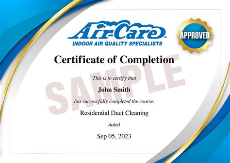 Duct Cleaning Training Program Air Care