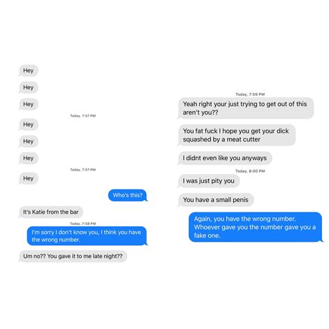 My Friend Sent Me These Screenshots She Got From A Random Number R