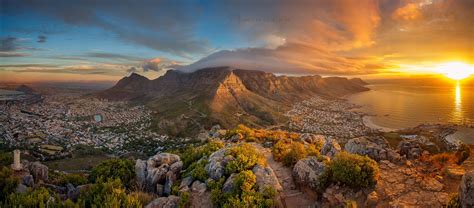 Table Mountain At Sunset Sunset Photos Table Mountain Sunset