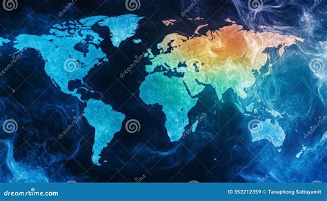 Global Carbon Emission Map A Detailed Visualization World Map