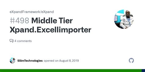 Middle Tier Xpand Excellimporter Issue EXpandFramework EXpand GitHub