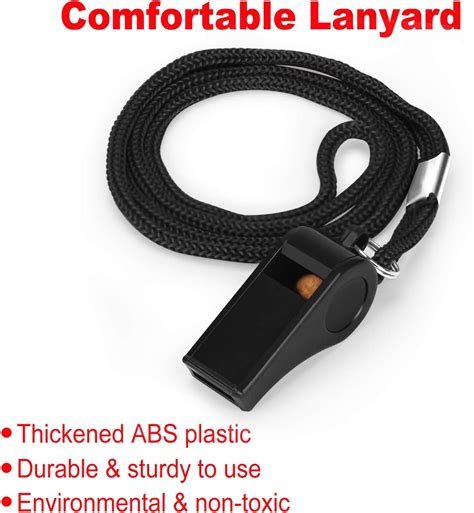 Get Five Star Plastic Whistle With Lanyard Prouniforms
