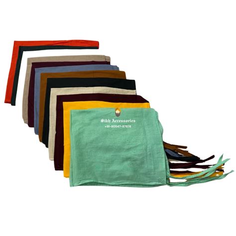 Buy Large Size Punjabi Patka With 4 Knots Online Pack Of 12