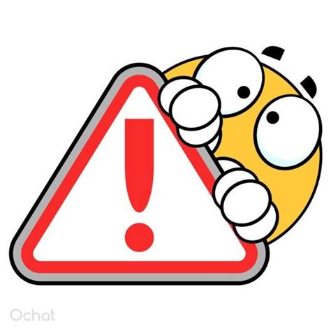 Attention Emoji Drôle Emoji Activité Loisir