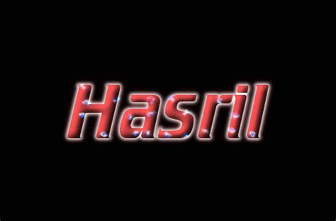 Hasril Logo Outil De Conception De Nom Gratuit à Partir De Texte
