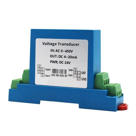 Single Phase Ac Voltage Transmitter 0 1500v Voltage Transducer Analog