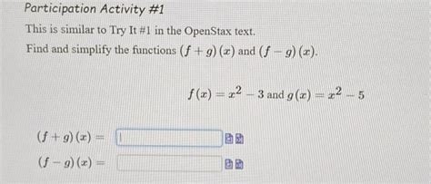 solved participation activity 1 this is similar to try it