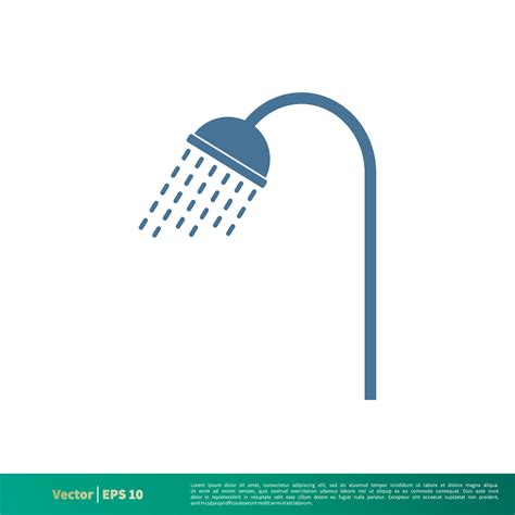 Shower Icon Vector Logo Template Illustration Design Vector Eps 10
