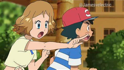 Ash And Serenas Shrinking Adventure Scene By Jamesvelectric On Deviantart