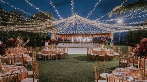 String Lights Wedding