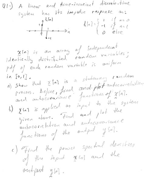 Solved Q1 A Linear And Time Invariant Discrete Time System Chegg Com