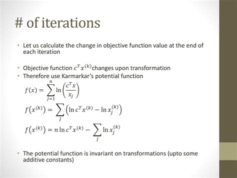 Ppt Karmarkar Algorithm Powerpoint Presentation Free Download Id
