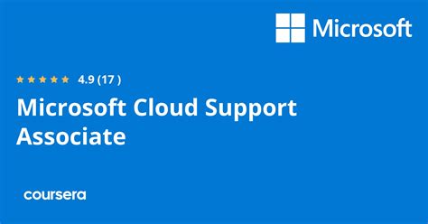 Microsoft Cloud Support Associate Professional Certificate Coursera