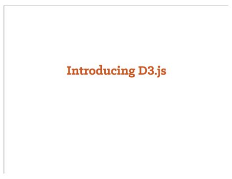 introducing d3 js speaker deck