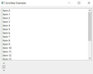 PyQt GUI Creating QScrollArea Example Codeloop