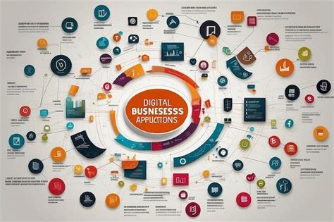 Digital Business Applications Premium Ai Generated Image