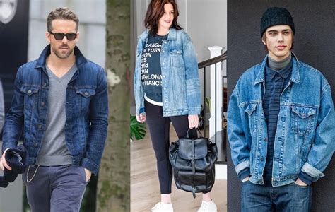 ۱۰ استایل شیک و جذاب مردانه و زنانه با کت جین