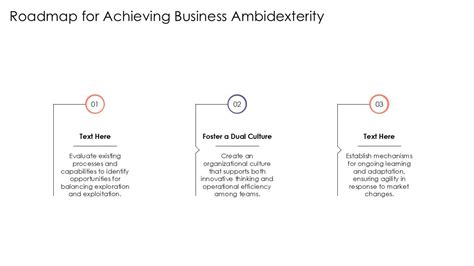 Roadmap For Achieving Business Ambidexterity Ppt Example St Ai Ss Ppt Slide