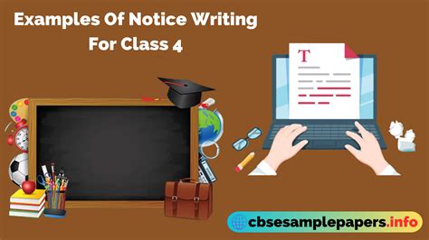 Notice Writing For Class 4 Format Examples Topics Exercises CBSE Sample Papers