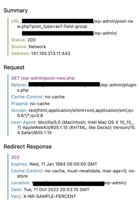 clicking on plugin acf leads to dashboard r wordpress